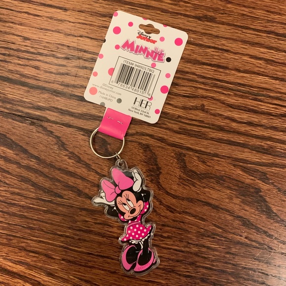 Disney | Accessories | Nwt Minnie Mouse Keychain | Poshmark